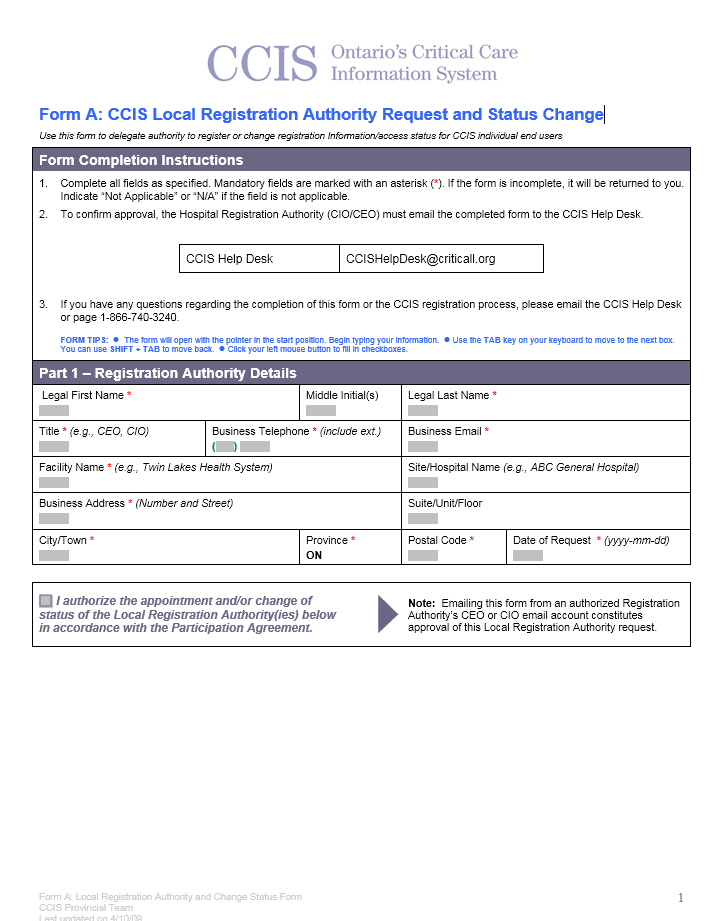 Our Resources » CritiCall Ontario