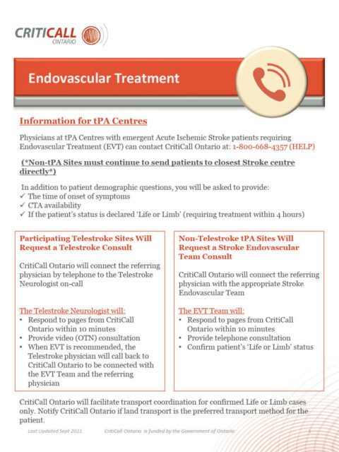 Our Resources » CritiCall Ontario