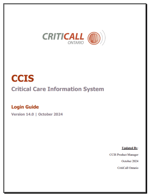 Our Resources » CritiCall Ontario